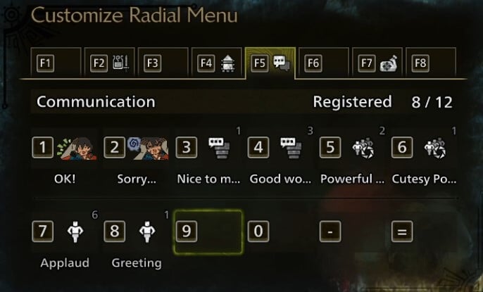 Monster Hunter Wilds: Radial Menu Guide